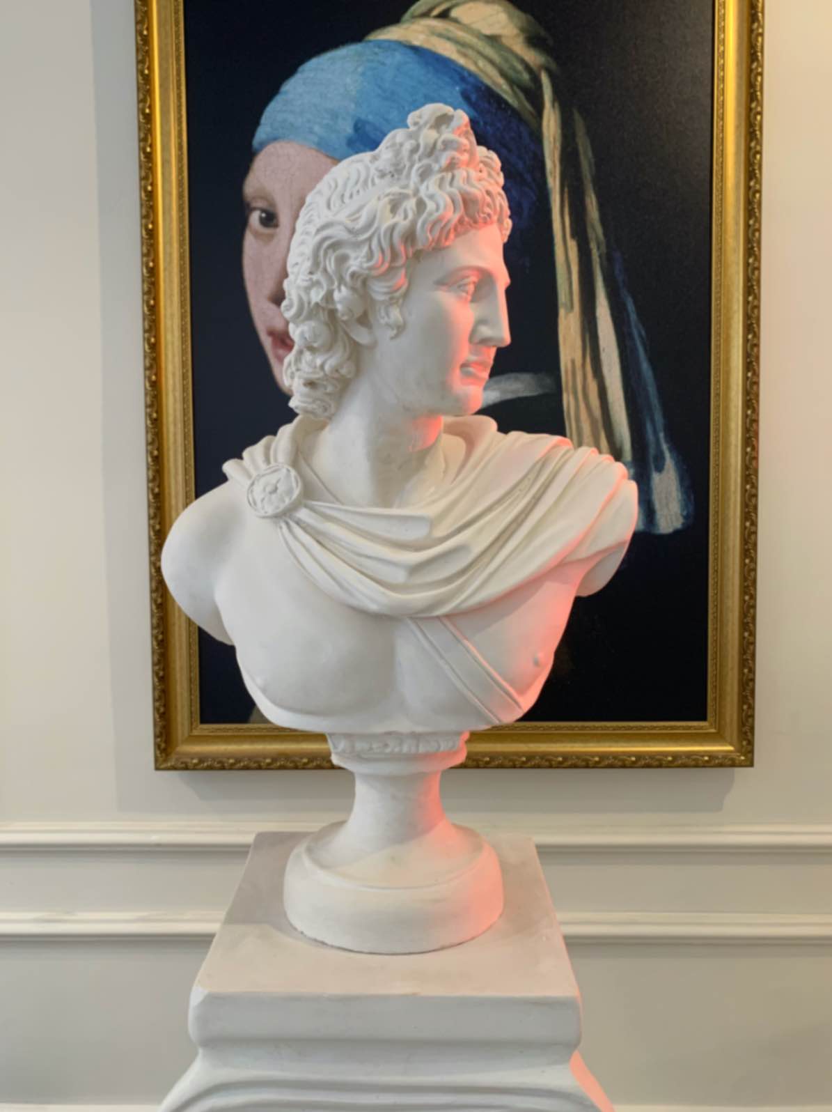 Apollo (Apollon) Belvedere Büst Heykel – Hellenista Design